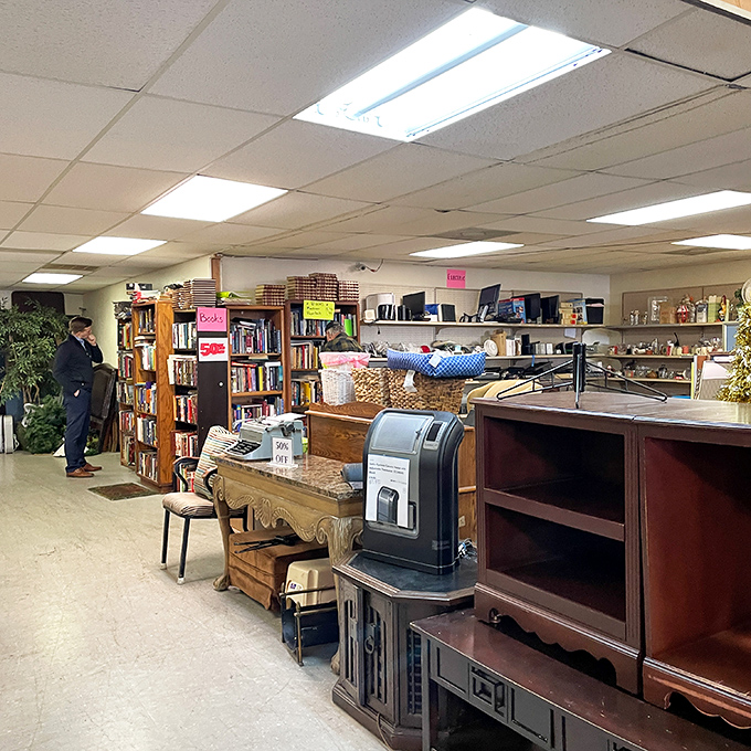 Books, furniture, and electronics galore &ndash; this Oklahoma City thrift store is a one-stop shop for bargain lovers.