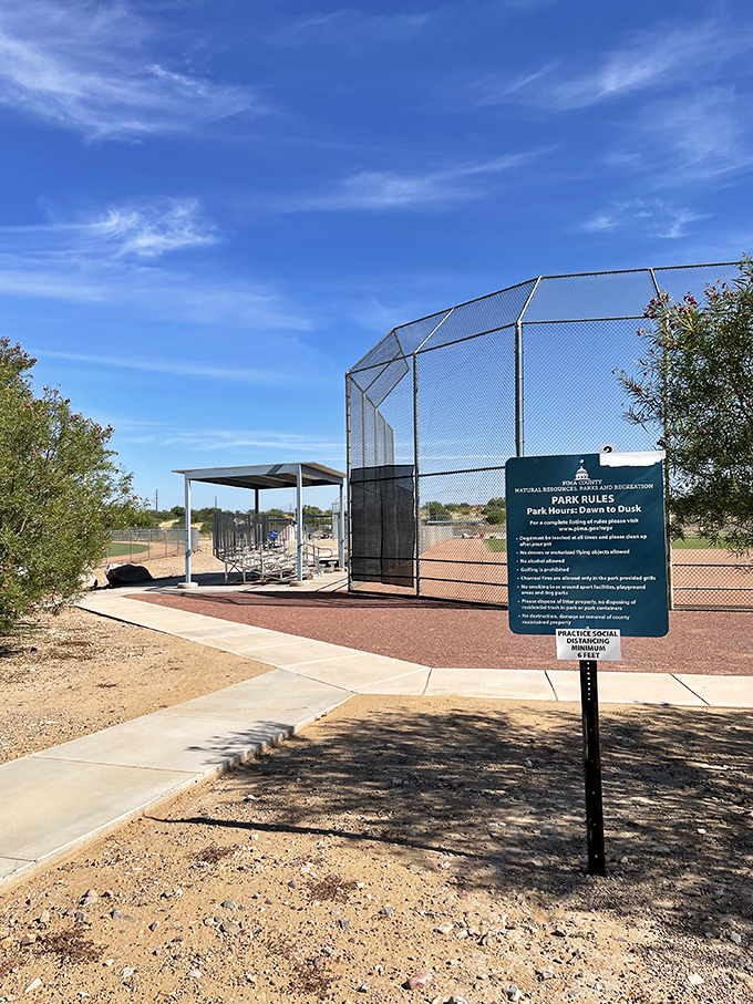 Green Valley's community dog park proves retirement isn't just about golf. Even Fido gets affordable recreation in this desert paradise!