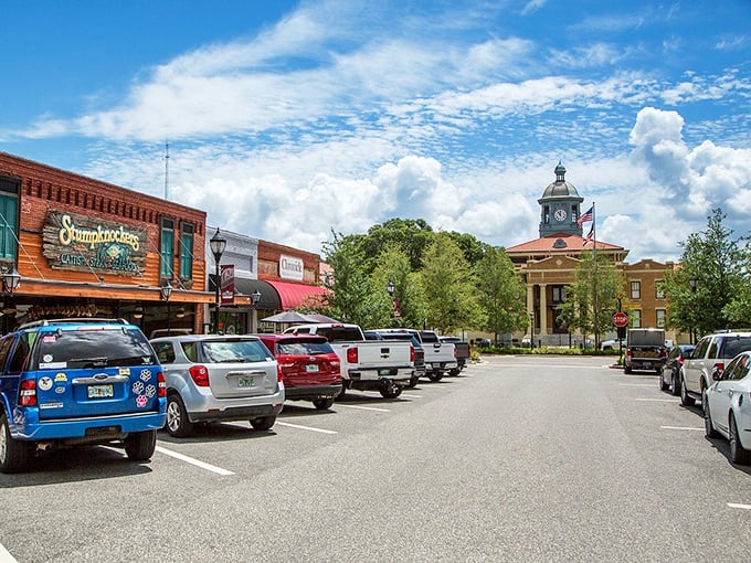 The charming streets of Inverness invite exploration, with the courthouse square serving as the heart of this historic town.