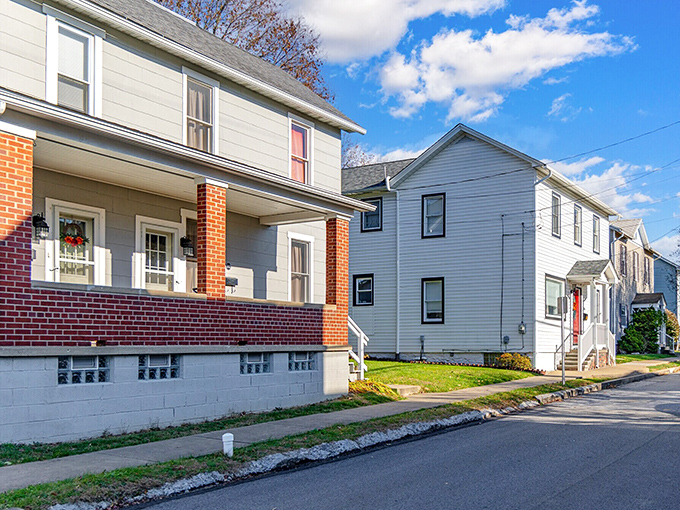 Residential streets in Ligonier offer that quintessential small-town feel. Porches made for rocking chairs and lemonade!
