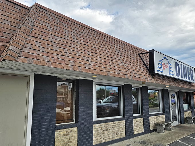 Marie's clean lines and straightforward signage promise breakfast without pretense. Sometimes the best diners hide in plain sight.