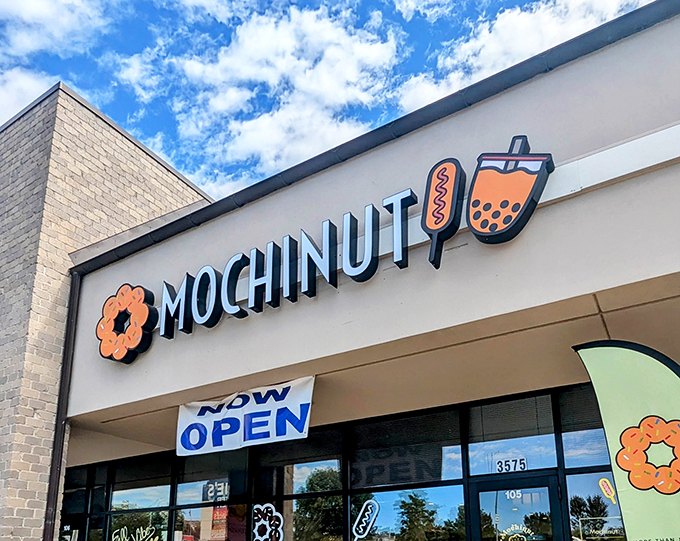 Mochinut's clean lines and bright space invite adventure - your taste buds are about to travel.