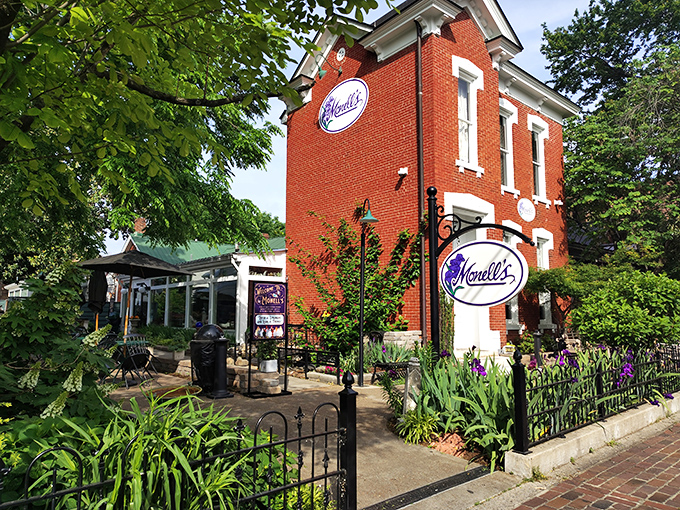This historic brick building houses communal tables where strangers become friends over passed platters of Southern comfort.