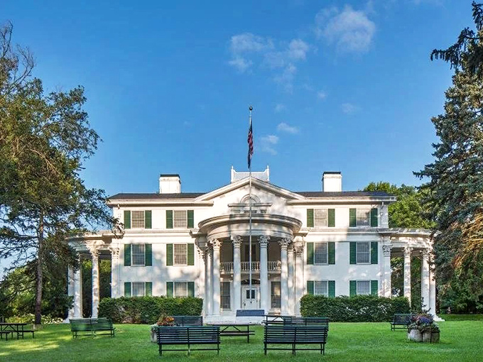The majestic Arbor Lodge stands as Nebraska City's crown jewel. This stately mansion offers glimpses of history without the coastal mansion price tag.