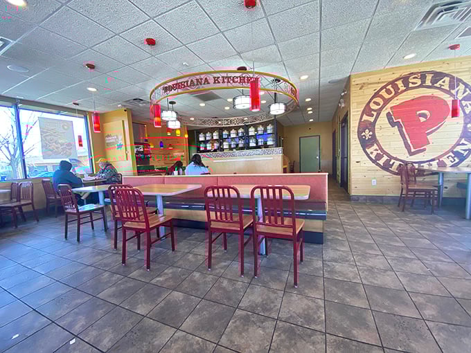 Clean lines, bright colors, and chicken that brings a taste of the bayou to Sioux Falls. Some chains earn their popularity.