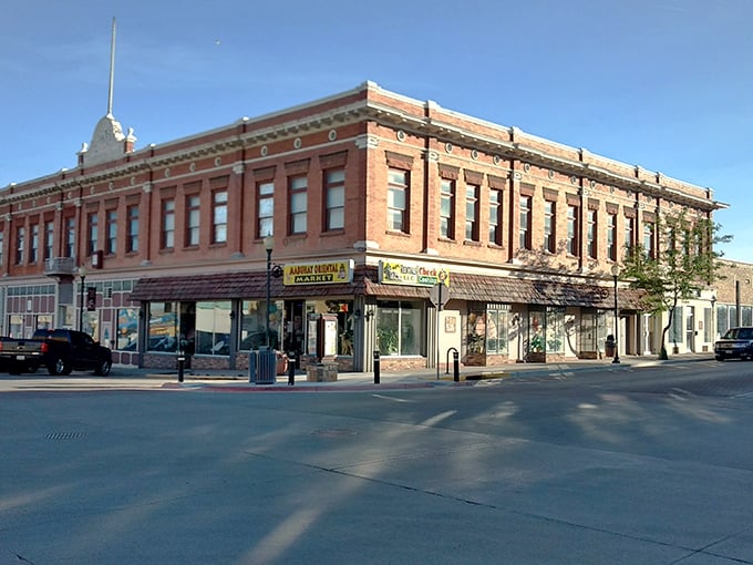Historic buildings line Rawlins' streets, housing modern businesses in a setting that honors its frontier past.