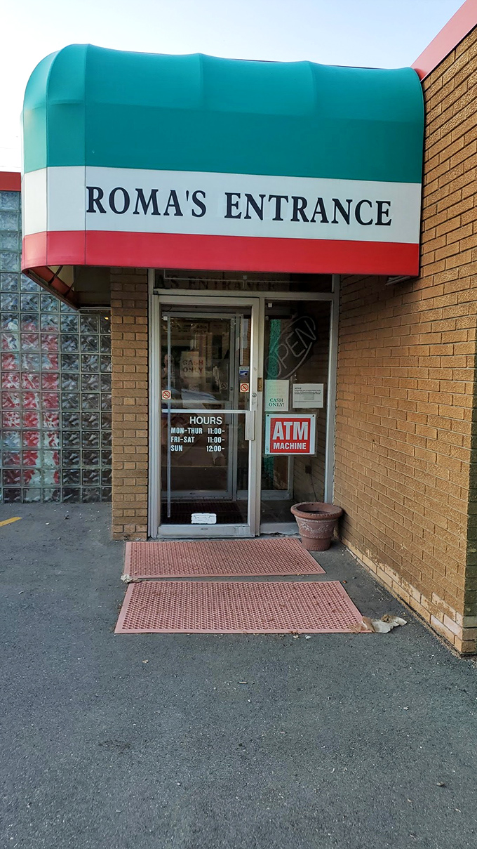"Roma's Entrance" &ndash; three simple words that promise a direct portal to authentic Italian flavors without the airfare.