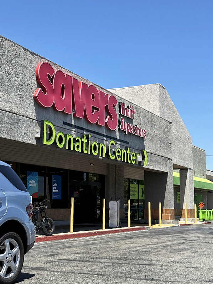 The donation center where one person's "I'm done with this" becomes another's "I can't believe I found this!"