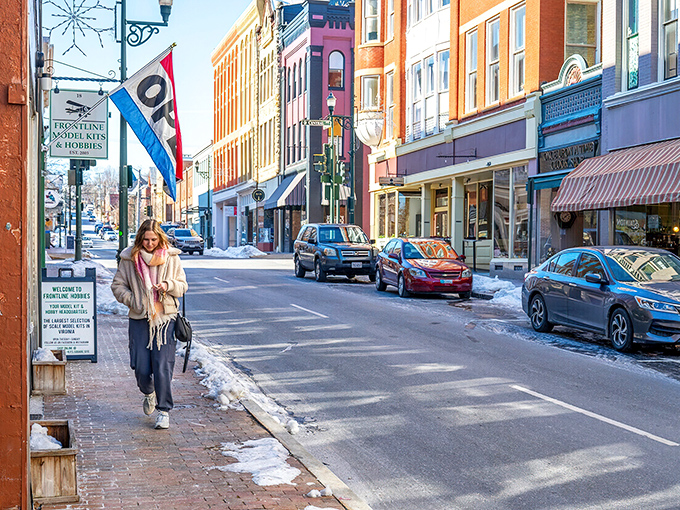 Staunton's historic downtown unfolds like a colorful storybook, where every brick and balcony has tales to tell. Pure small-town magic!