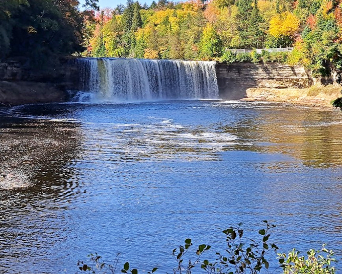 The Upper Falls at Tahquamenon &ndash; nature's way of saying "Niagara, hold my beer."