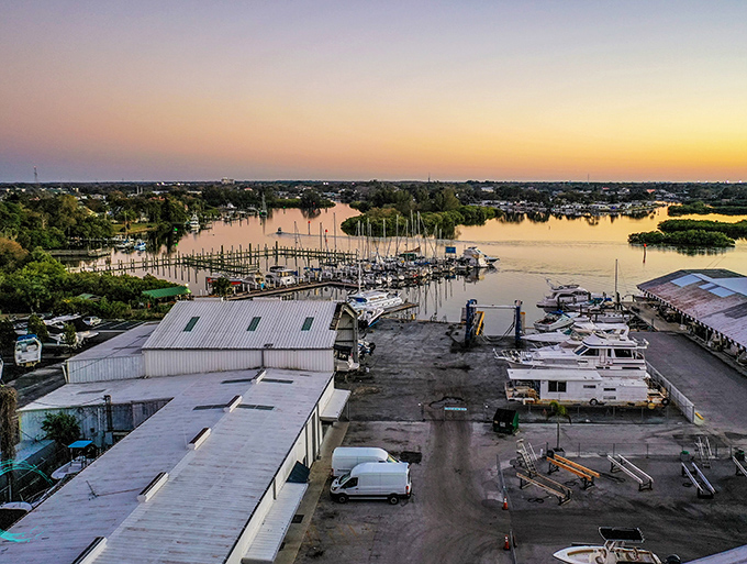 The boats of Tarpon Springs stand ready for another day on the water. You can almost smell the Greek spices wafting from nearby tavernas!