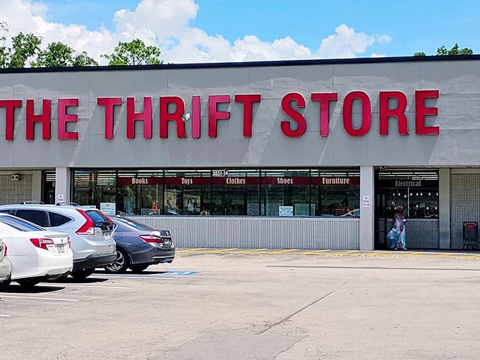 When your store sign is this bold, you're making a promise to shoppers. This Jacksonville institution delivers with a capital "T" for Thrift!