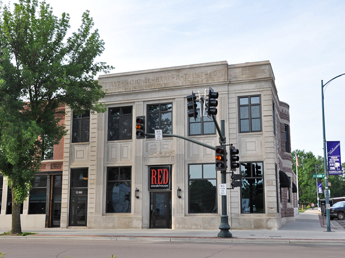 This historic bank building in Vermillion has seen everything from the Roaring Twenties to today's diners enjoying steaks where deposits were once made.
