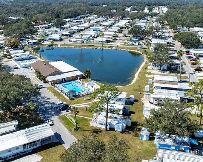 Colorful storefronts and reasonable prices make Zephyrhills a retirement haven. Florida sunshine without burning through your savings!