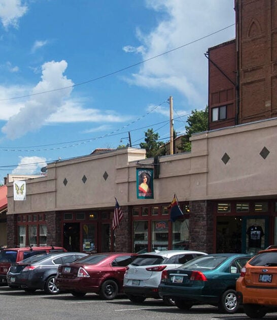 arizona town living postcard ftr