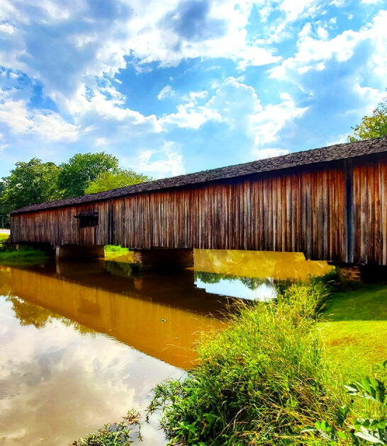 beautiful covered bridge georgia ftr