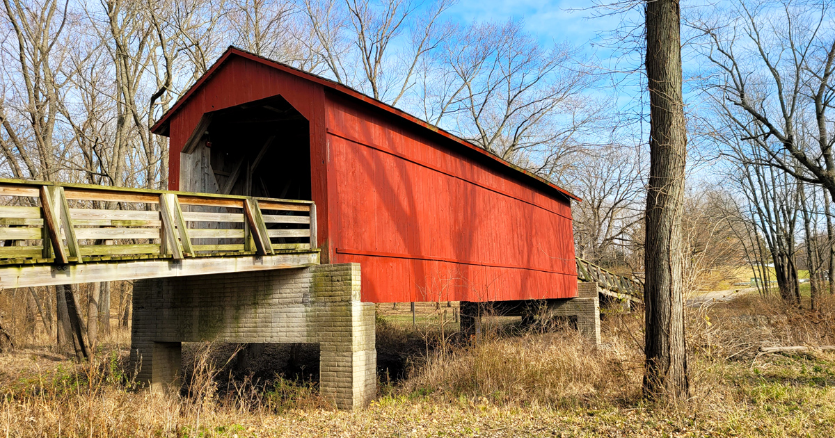 The Historic Covered Bridge In Illinois That’s Straight Out Of A Story Book