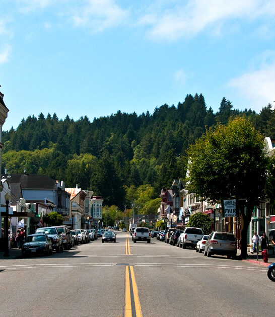california dreamy towns postcard FTR
