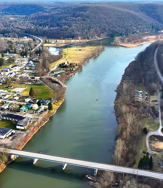 charming town pennsylvania overlooked ftr