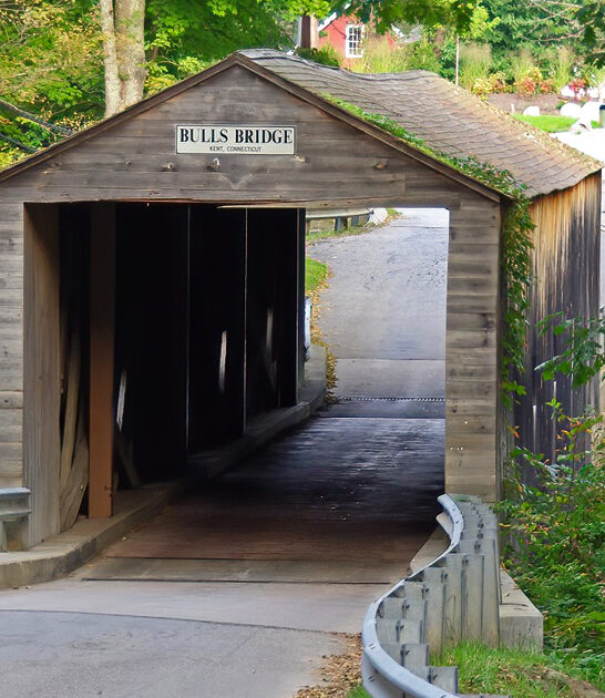 connecticut picturesque covered bridge ftr