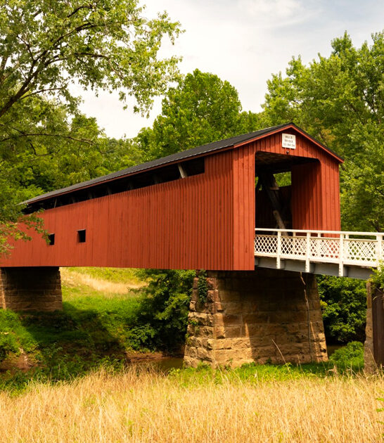 covered gorgeous bridge ohio ftr