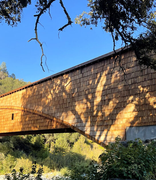 covered stunning bridge california ftr