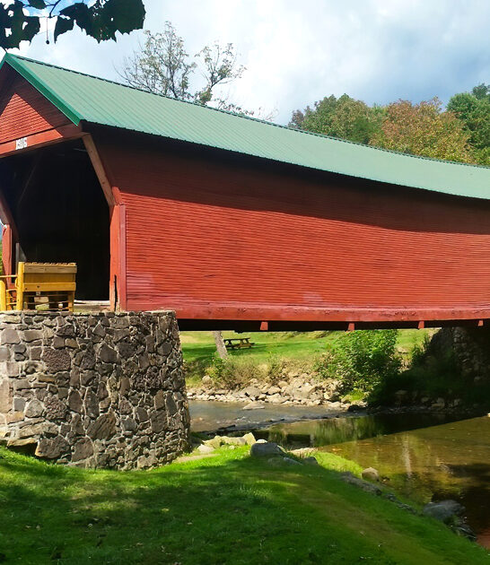 covered virginia postcard bridge ftr