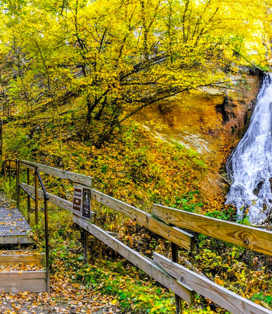 dreamy nebraska waterfall drive ftr