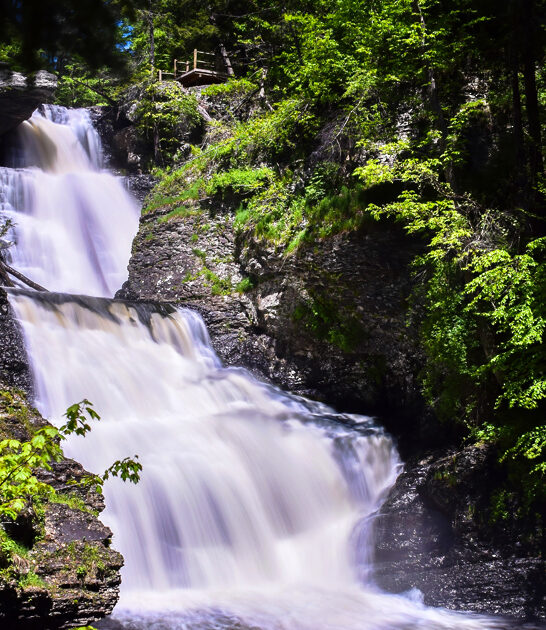 dreamy waterfall pennsylvania trip ftr