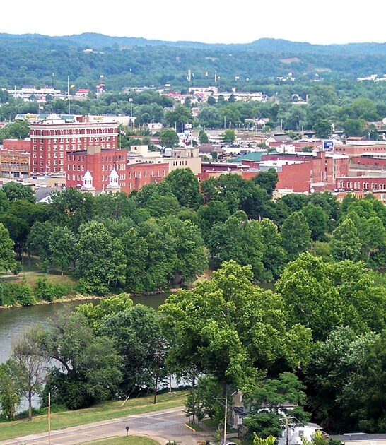 gorgeous river town postcard ftr