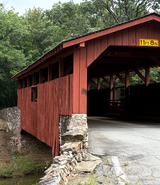 hidden covered bridge arkansas ftr