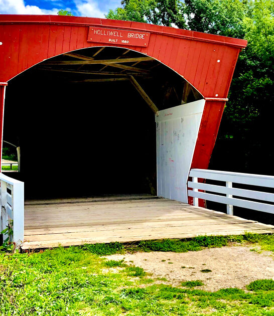 iowa postcard covered bridge ftr