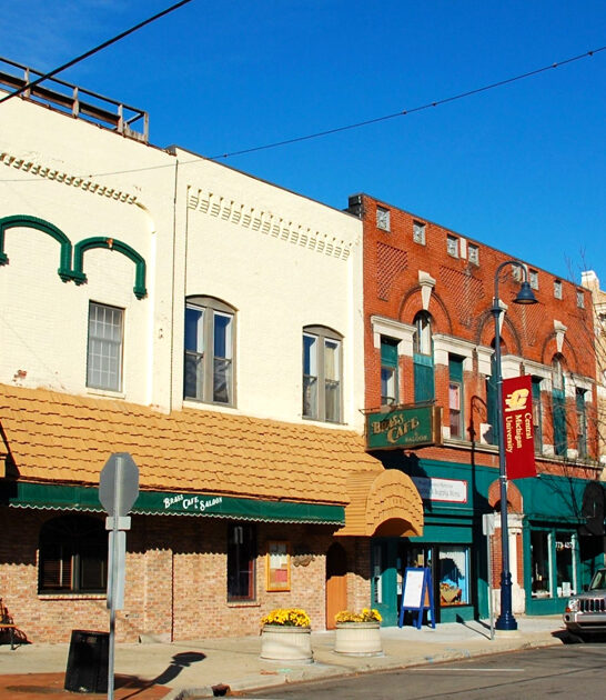 michigan peaceful postcard town ftr