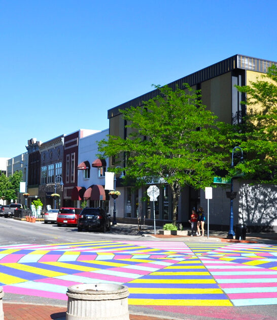 michigan postcard gorgeous town ftr