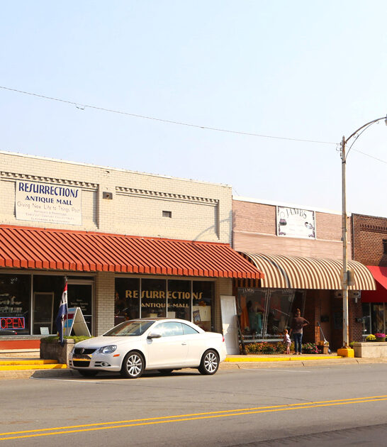 overlooked town arkansas postcard FTR