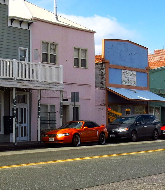 overlooked town california painting FTR
