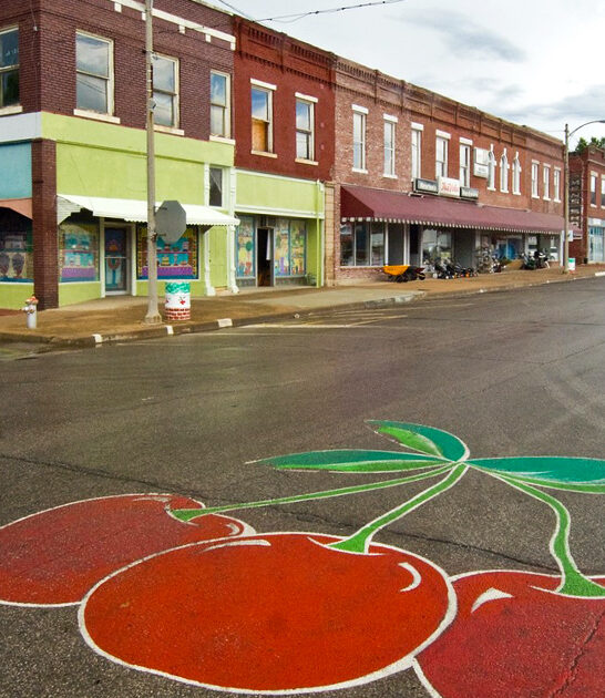 overlooked town kansas postcard ftr