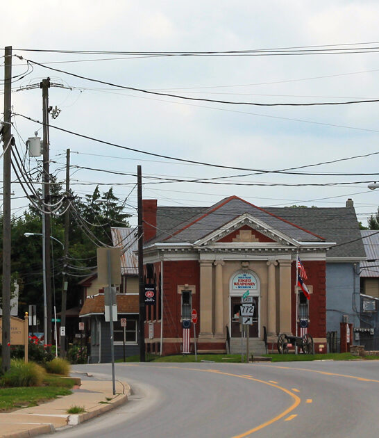 pennsylvania postcard amist town ftr