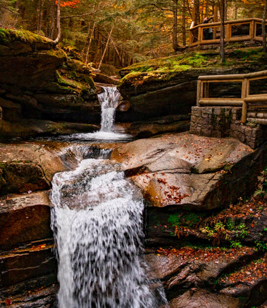 spectacular new hampshire waterfall ftr