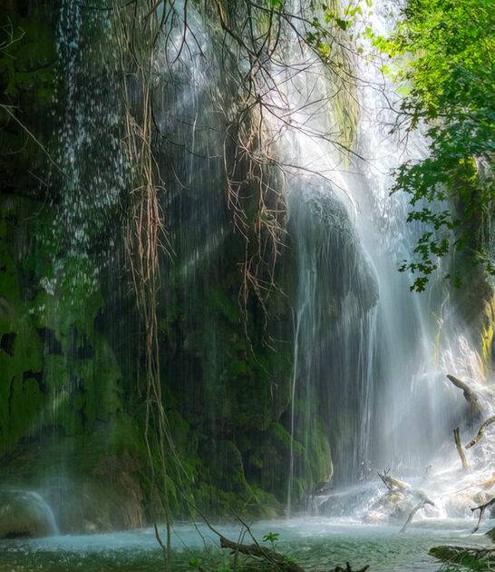 texas postcard worthy waterfall ftr
