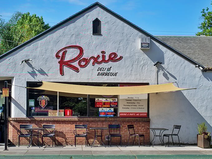 The white building with that bold red script isn't trying to impress anyone&mdash;until you taste what's happening inside. Sacramento's best-kept secret hides in plain sight.