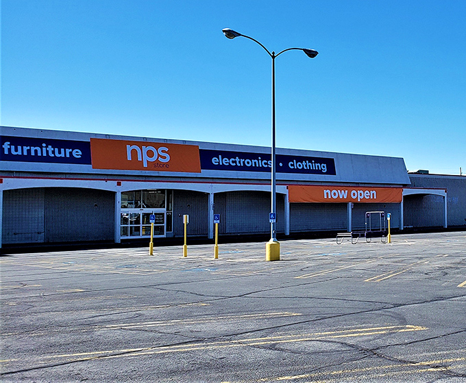 The no-frills exterior might not scream "shopping paradise," but inside those doors, discount magic awaits the budget-savvy explorer.