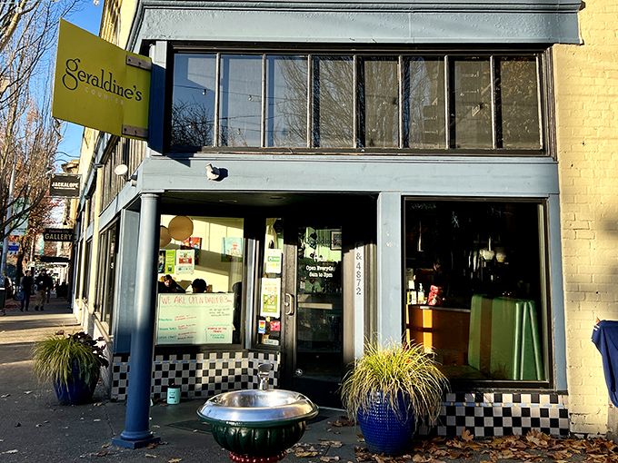 The cheerful yellow sign of Geraldine's Counter beckons from its Columbia City corner, promising comfort food that's worth crossing town for.