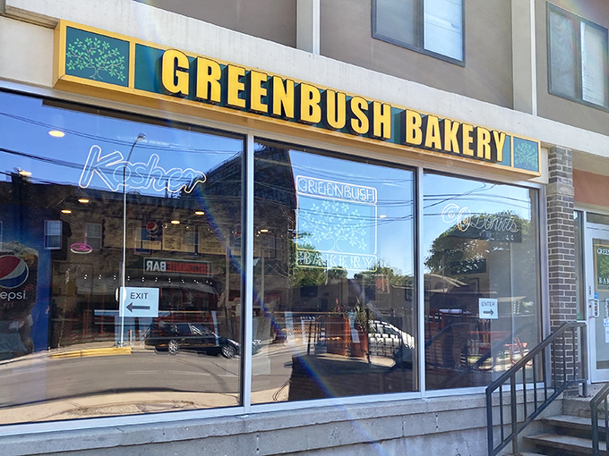 The bright yellow sign of Greenbush Bakery stands out like a beacon of hope for the sugar-deprived. Kosher donuts await inside this Madison treasure.