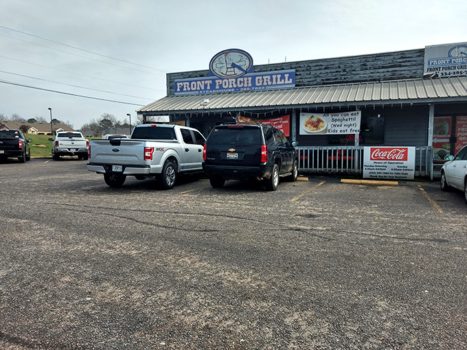 The unassuming exterior of Front Porch Grill in Millbrook promises what fancy restaurants often can't deliver: honest food that speaks directly to your soul.