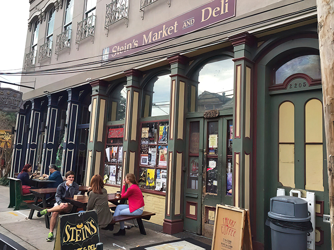 The unassuming storefront of Stein's on Magazine Street hides a sandwich paradise within. Like finding a New York deli that took a wrong turn and landed in New Orleans.