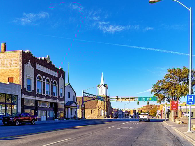 Downtown Rawlins stretches out before you, proving small-town charm doesn't require a trust fund to enjoy.