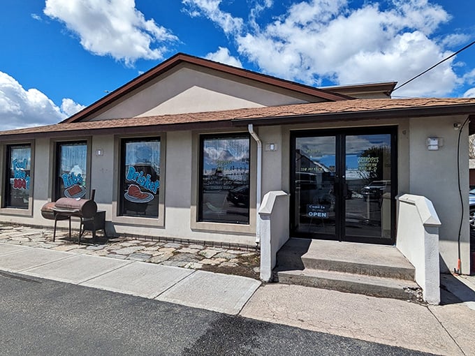 The unassuming exterior of barbecue greatness. Like finding a diamond in a strip mall, this modest building houses smoky treasures beyond imagination.