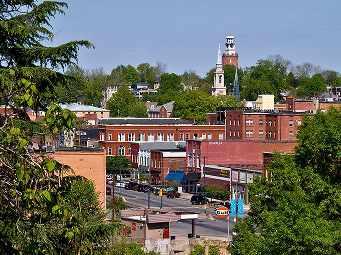 This skyline proves affordability doesn't mean boring—just look at those church steeples reaching for Georgia blue skies.
