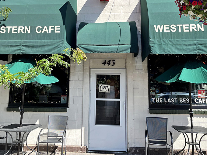 The Last Best Caf&eacute; indeed &ndash; Western Caf&eacute;'s unassuming entrance at 443 Main Street invites you into a world where breakfast traditions remain deliciously unchanged.